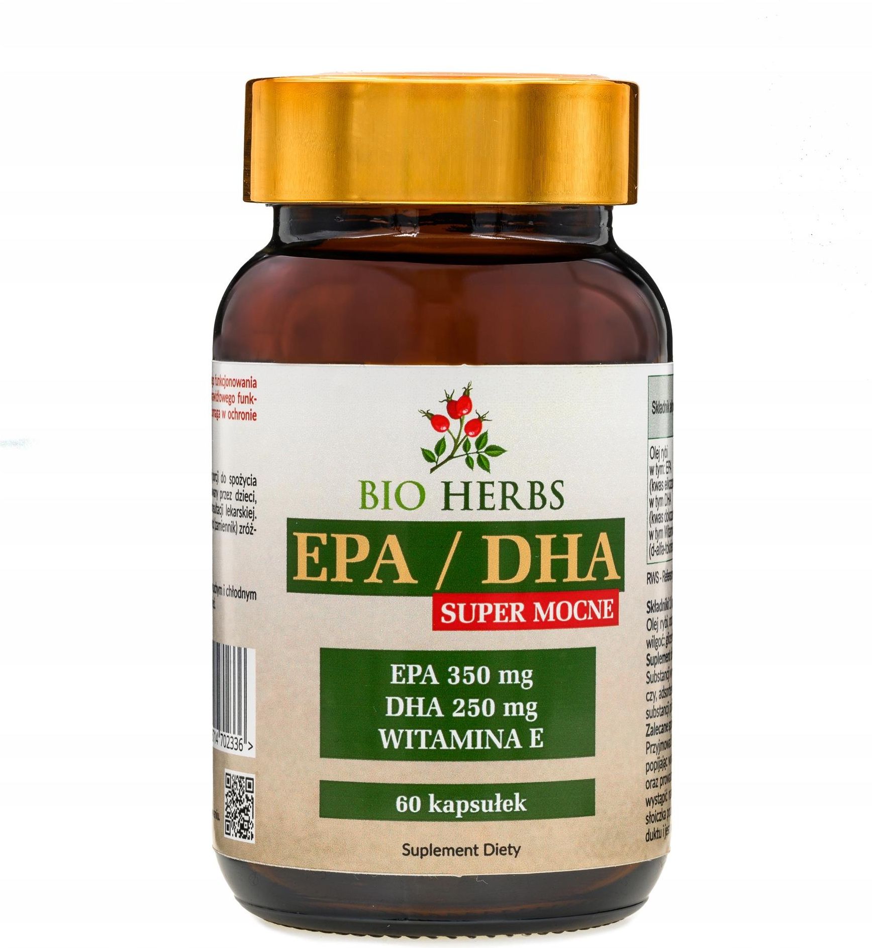 Bio Herbs Epa/Dha Witamina E 60kaps. - Opinie i ceny na Ceneo.pl