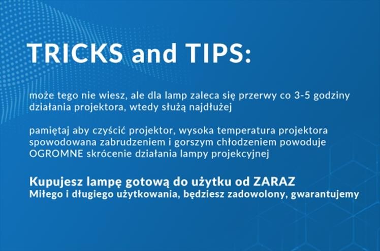 Lampa do projektora Teq Oryginalna Bańka Osram Do Dt01251 (LAMP76523OBO ...