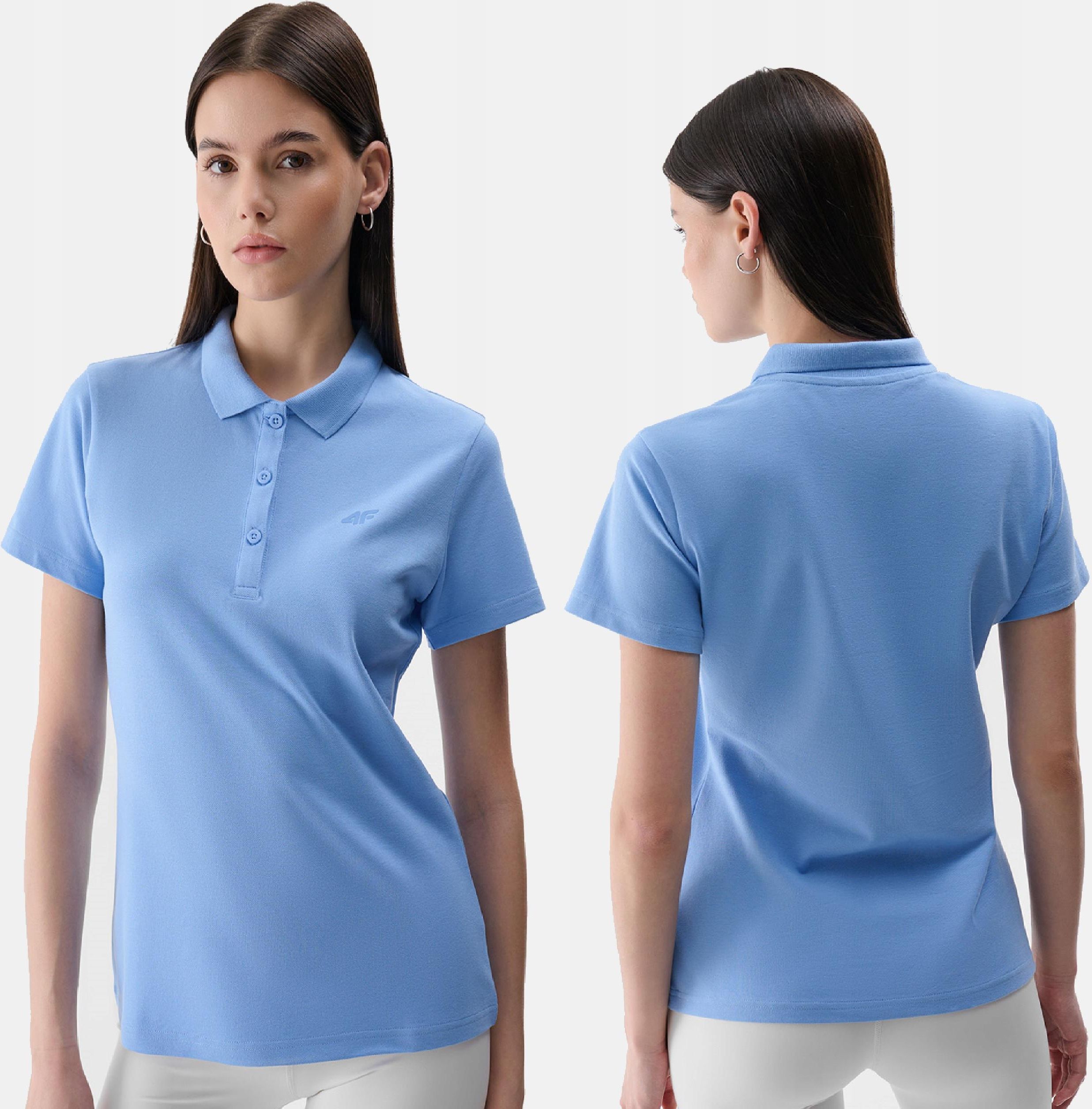 4F Koszulka Polo Damska T-shirt Sportowy Basic Xs TPTSF365 SS25 - Ceny ...