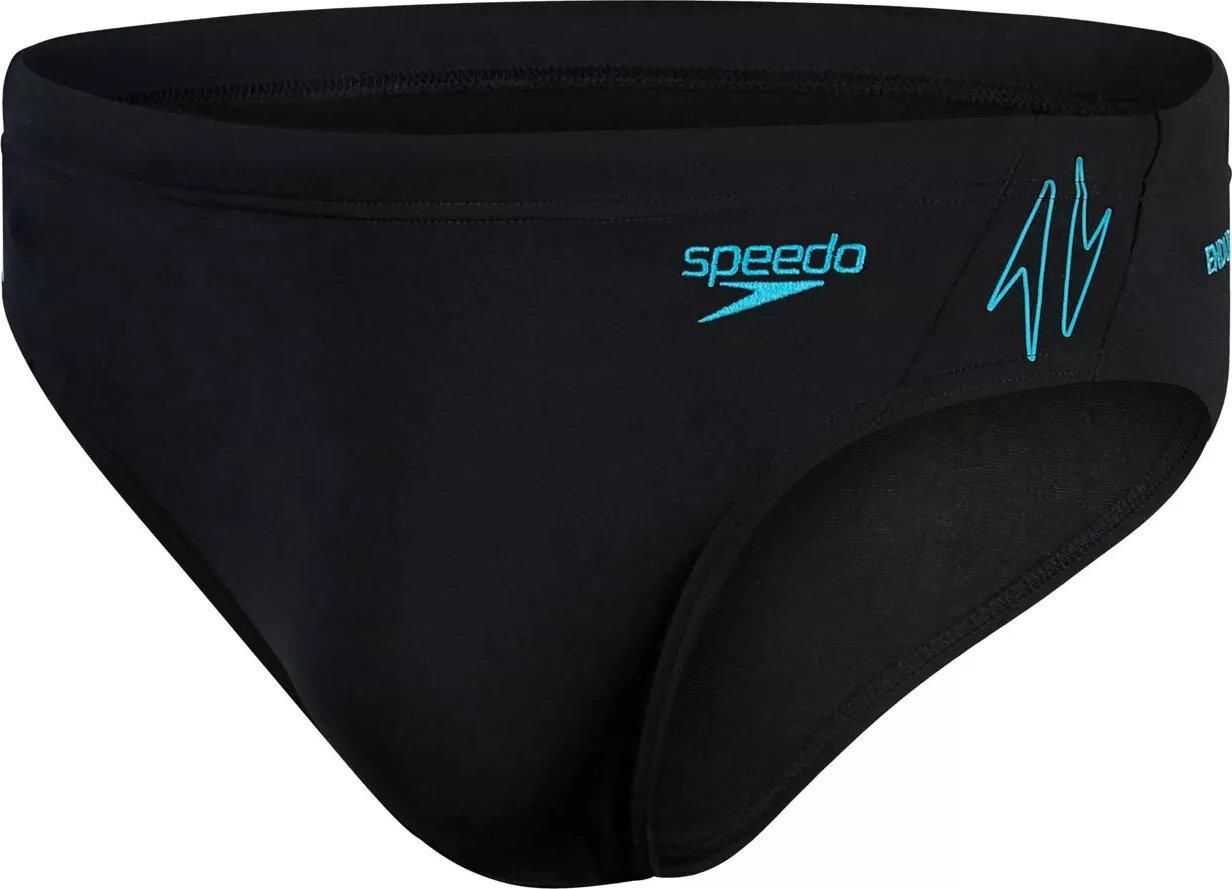 Męskie kąpielówki Speedo HYPERBOOM SPL 7CM BRF AM black/bolt rozmiar 38 ...