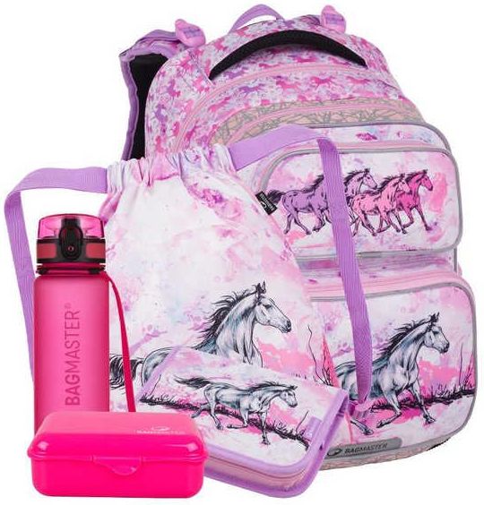 Bagmaster Dopi 24 Duży Zestaw Szkolny Dla Pierwszoklasistów Koń Różowy ...