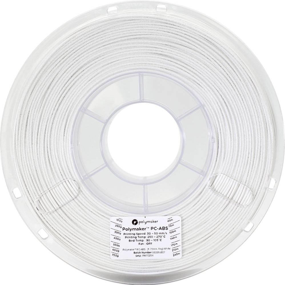 Filament Polymaker Filament Pc\Abs Pc04002 1.75mm 1kg Biały - Opinie i ceny na Ceneo.pl