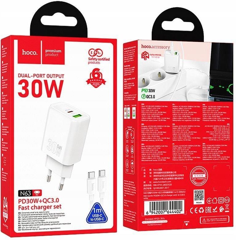 Ładowarka do telefonu Hoco Gan 30W Usb-C Do Xiaomi 14T - Opinie i ceny ...