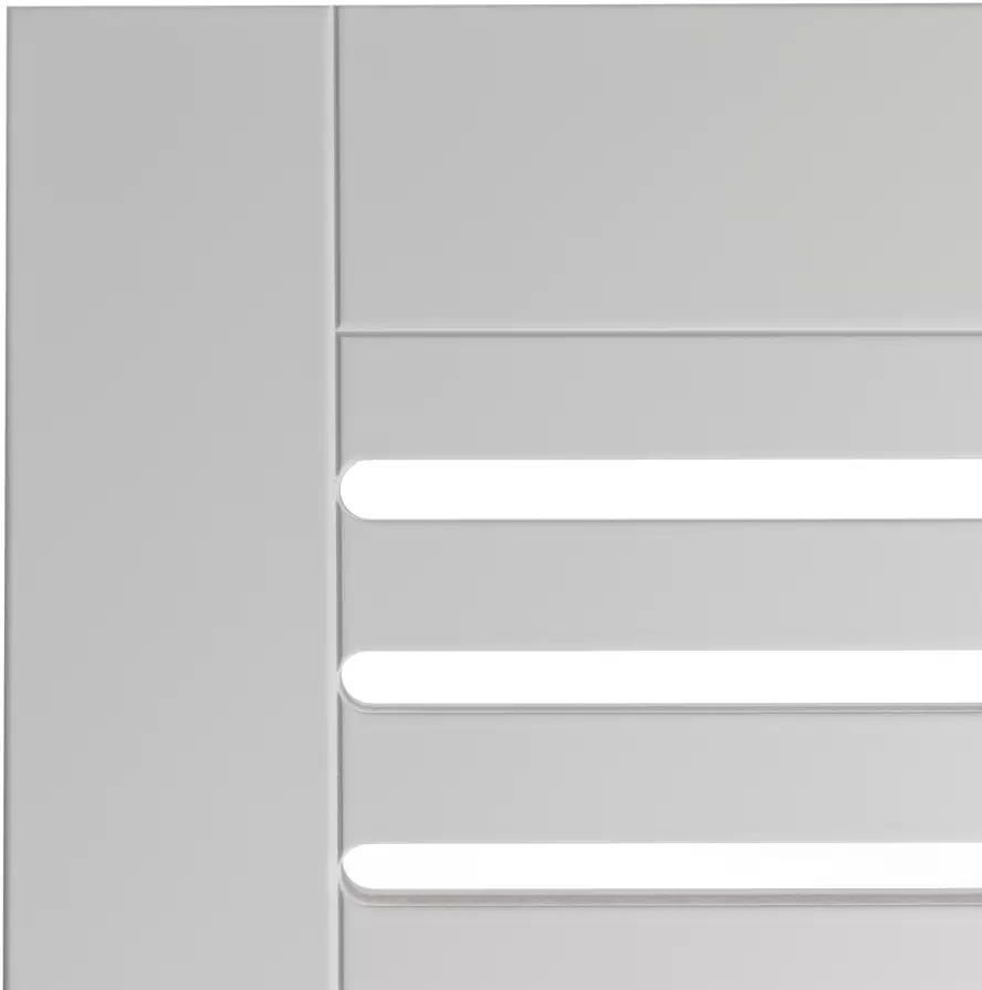 Panel ażurowy MDF lakierowany biały 201,3 x 29,4 cm KOLM - Opinie i ...