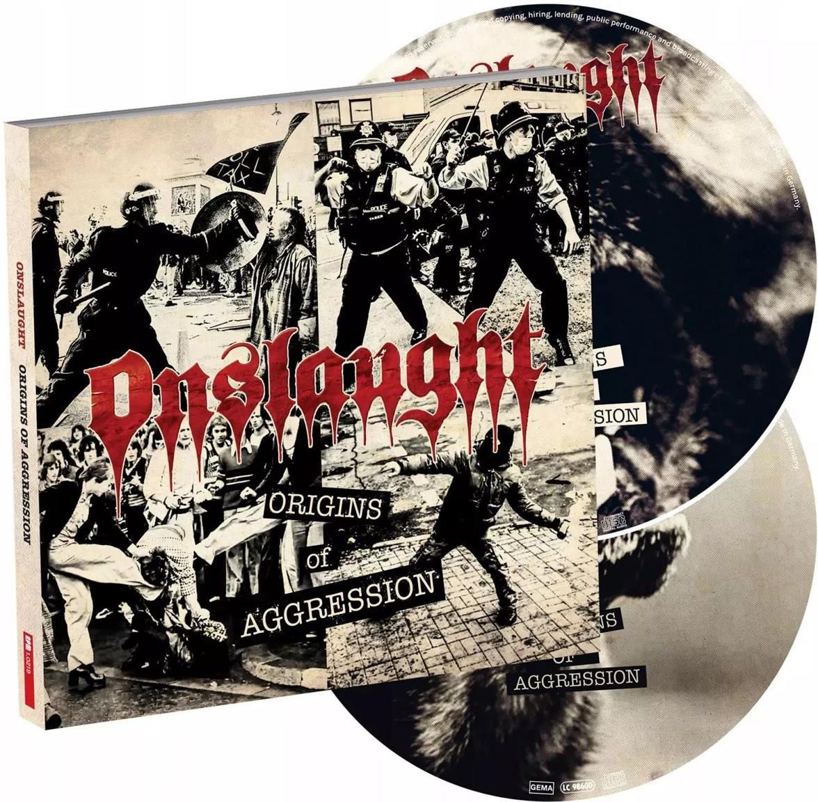 Płyta kompaktowa Onslaught - Origins Of Aggression (digipack) (2CD ...