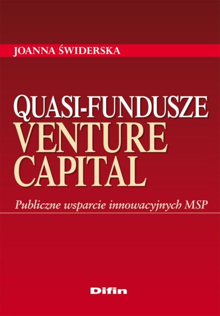 Książka Quasi fundusze venture capital - Ceny i opinie - Ceneo.pl