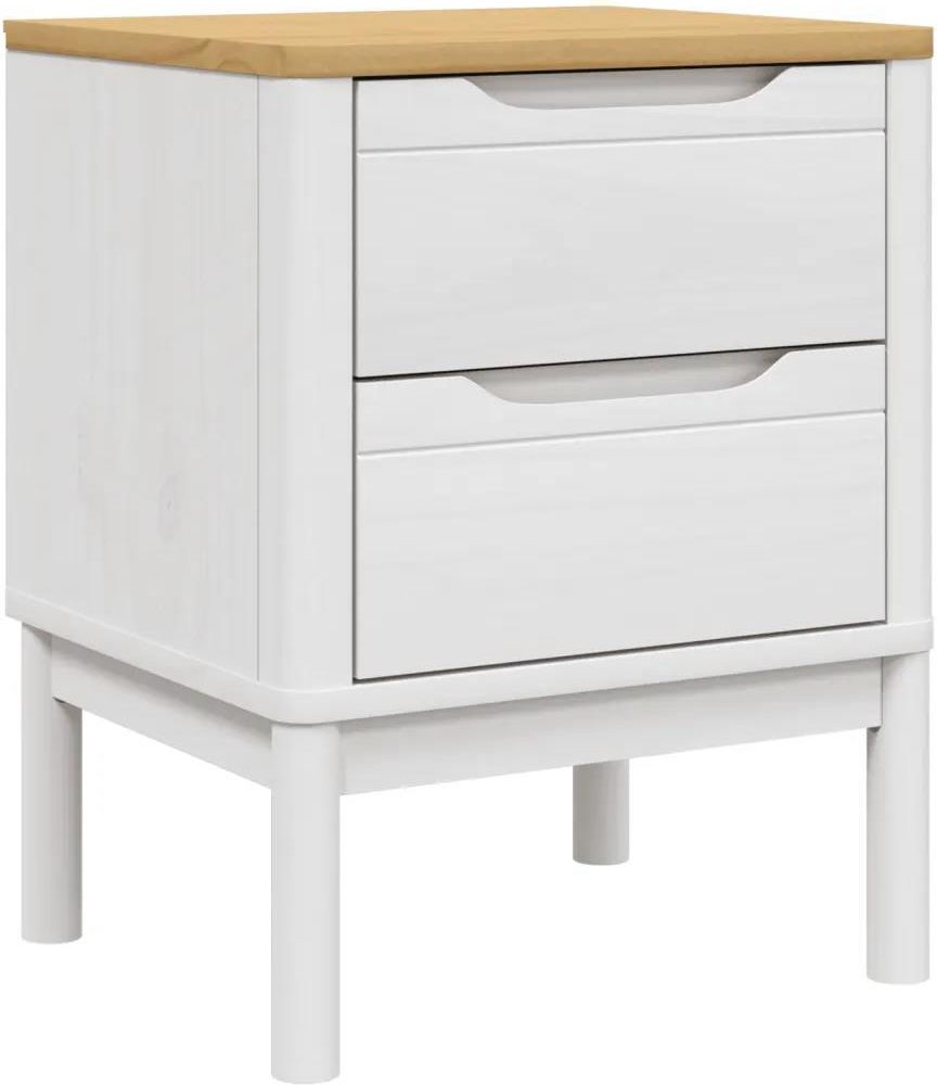 Zakito Europe Stolik Nocny Floro Biały 45X39X57Cm Lite Drewno Sosnowe (Ze374003) - Opinie i ...