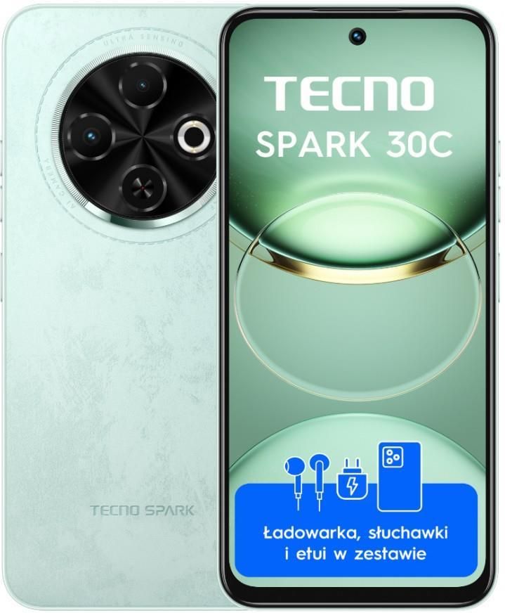 Tecno Spark 30C 8/256GB Zielony - Cena, opinie na Ceneo.pl