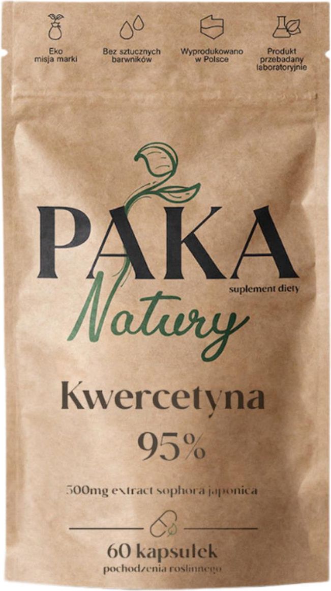 Paka Natury Kwercetyna 95% 60kaps. - Opinie i ceny na Ceneo.pl