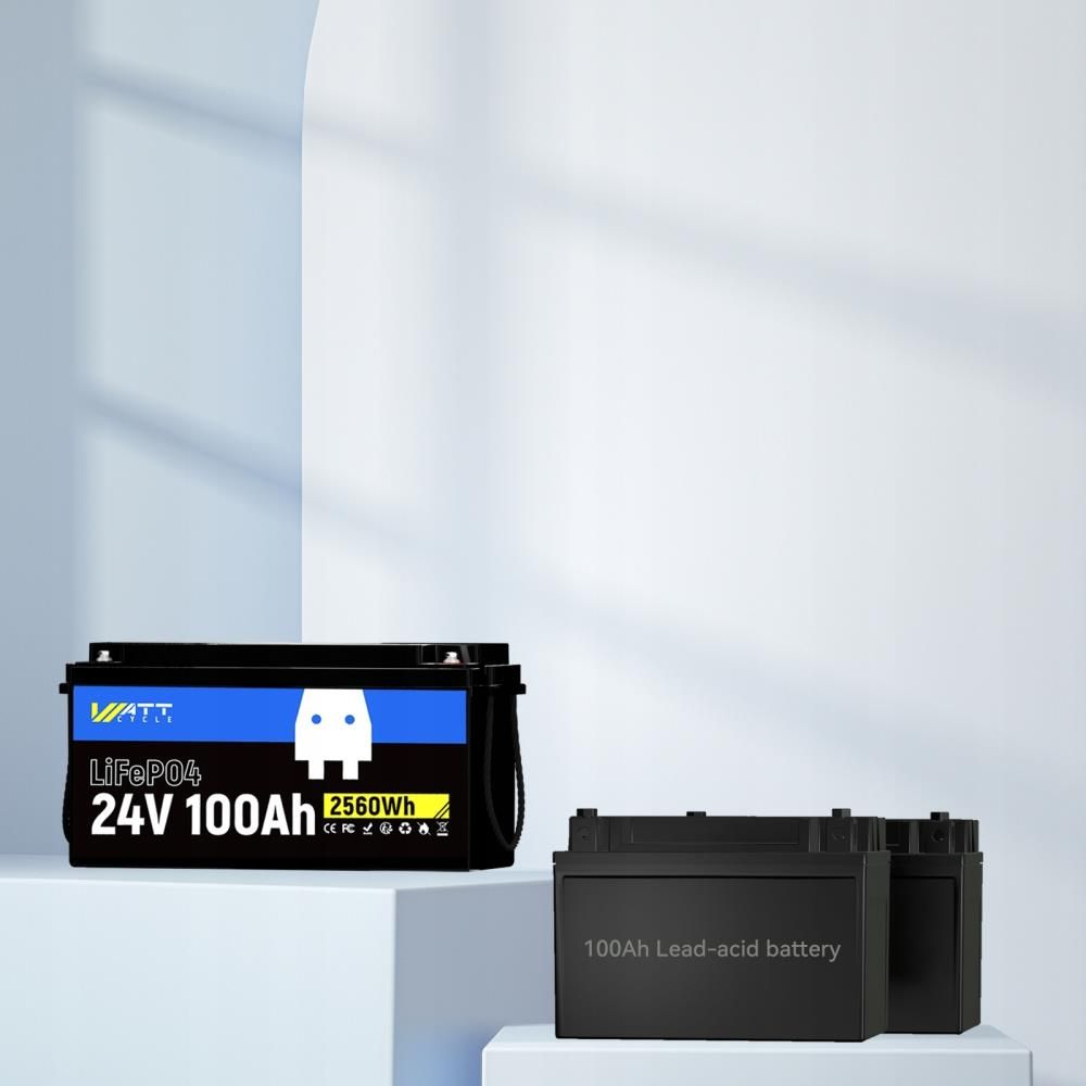 Bateria do zasilacza Wattcycle Akumulator 2*24V 100AH LiFePO4 Z Bms Do ...
