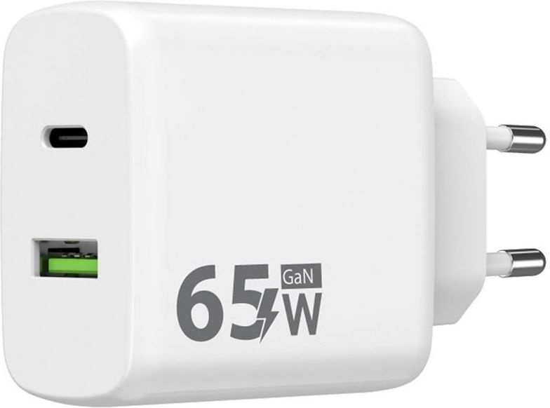 Ładowarka do telefonu Wg Gan 2Xusb Usb C Pd 65W A Qc3 0 18W Kabel 1M - Opinie i ceny na Ceneo.pl