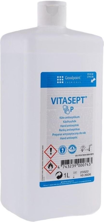 Vitasept P Płyn do chirurgicznej i higienicznej dezynfekcji rąk 1 l ...
