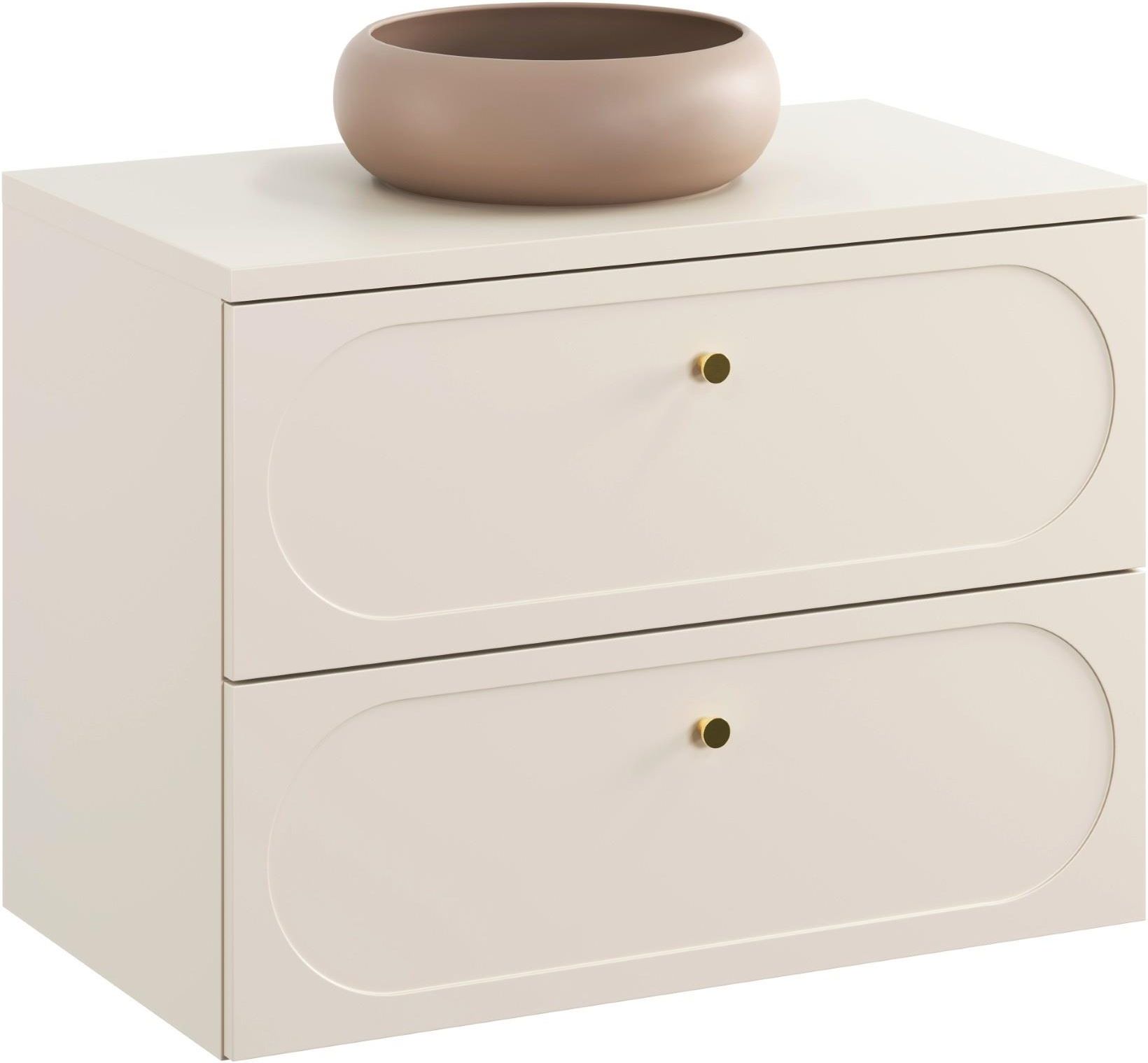 Comad Zestaw Szafka Pod Umywalkę Z Blatem 57X80Cm 2 Szuflady I Umywalka ...