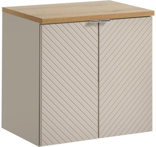 Comad Meble Łazienkowe Szafka Z Blatem Pod Umywalkę 60Cm Viva Cashmere ...
