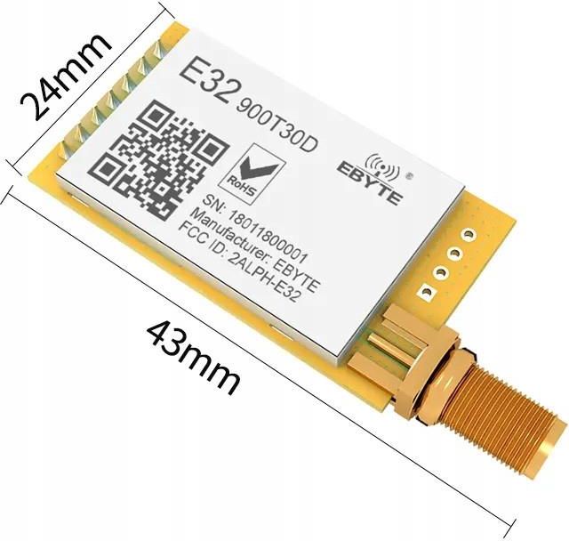 Actii E32-900T30D Lora 862 915Mhz Sx1276 (784011448) - Akcesoria do ...