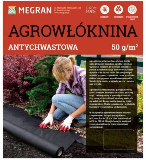 Megran Agrowłóknina 50G/M2 Antychwastowa Czarna 3,2M X 5 Mb - Ceny i ...