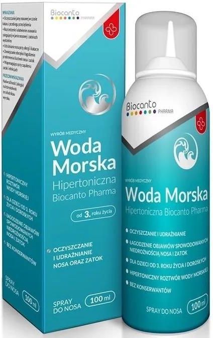 Biocanto Woda Morska Hipertoniczna 100ml - Opinie i ceny na Ceneo.pl