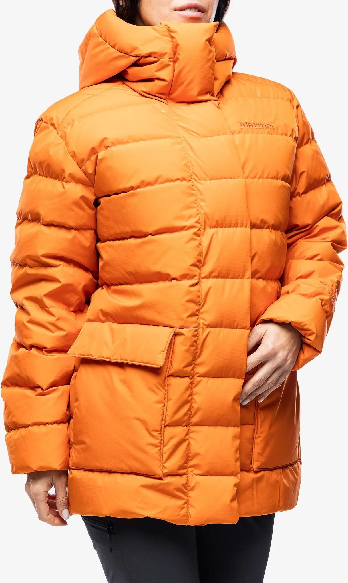 Płaszcz damski Marmot WarmCube GORE-TEX Golden Mantle Jacket - tangelo - Ceny i opinie - Ceneo.pl
