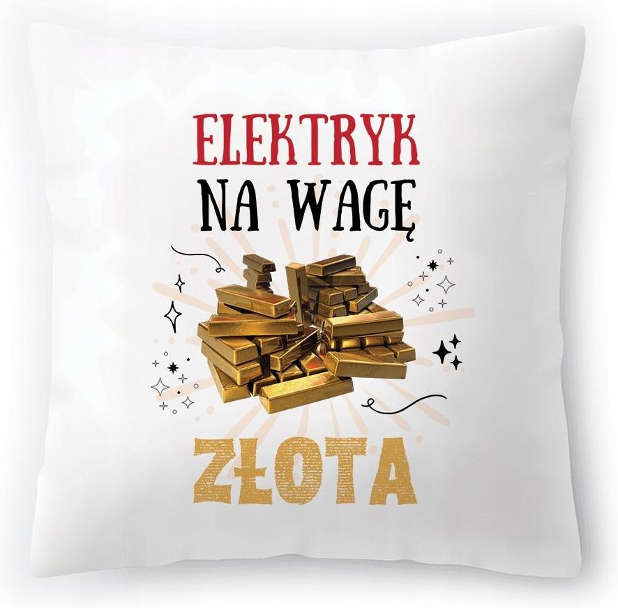 Polidraw Dla Elektryka Poduszka Na Urodziny Prezent Z Nadrukiem Ze Zdjęciem 40X40Cm (13682124273 ...