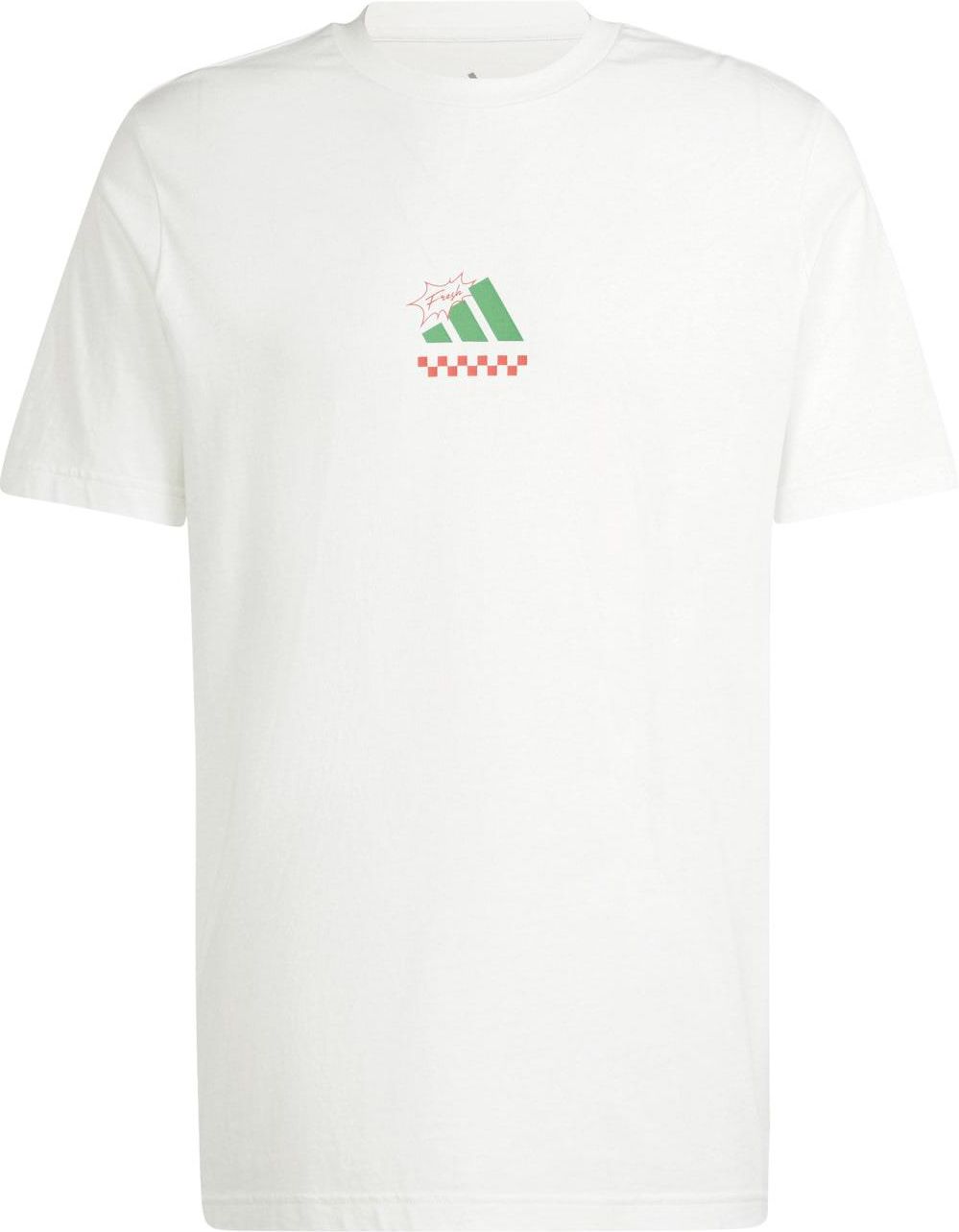 Męska Koszulka z krótkim rękawem Adidas M L Pizza Tee Jj4016 – Biały ...