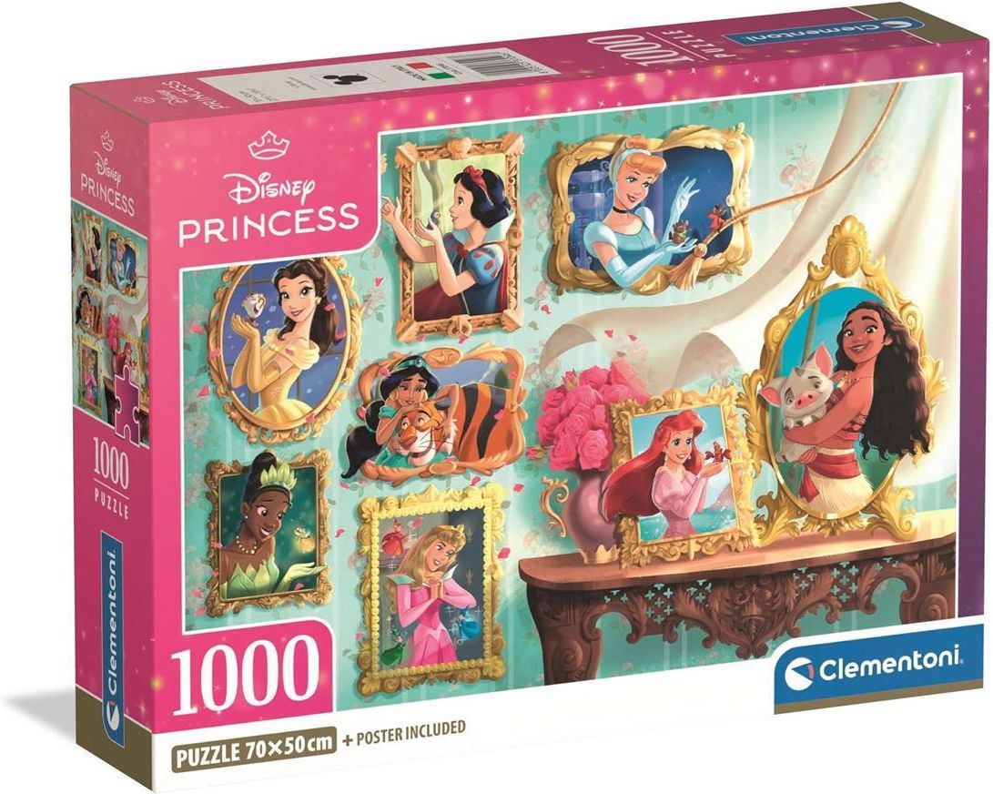 Clementoni Puzzle 1000El. Compact Disney Princess - Ceny i opinie ...
