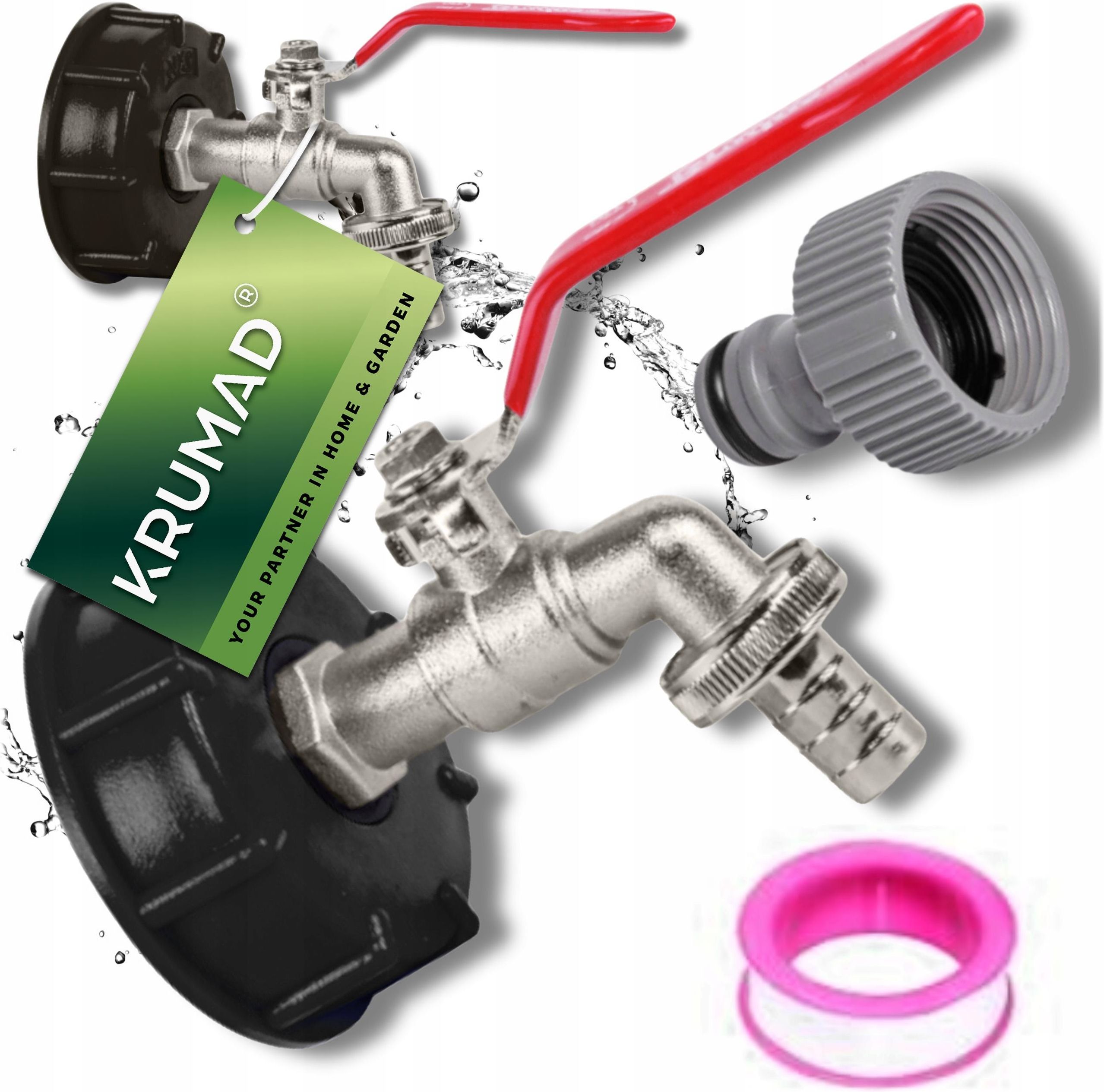 Krumad Kran Do Mauzera Ibc Zawór Czerpalny Zbiornika Beczki Kranik 3/4 Zestaw - Ceny i opinie ...