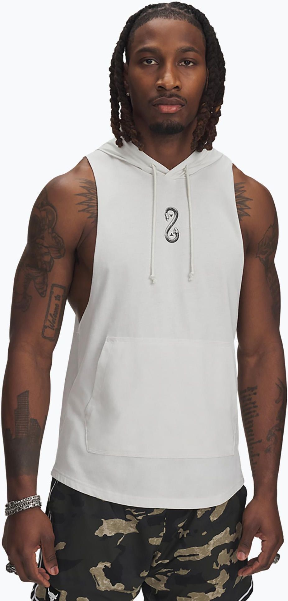 Under Armour Bluza Męska Project Rock Snake Sl White Clay Black - Ceny ...