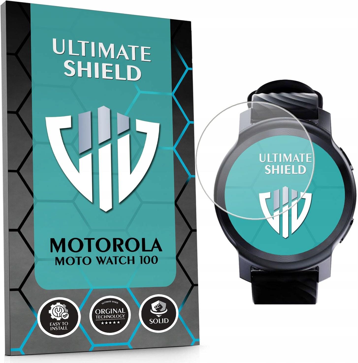 Ultimate Shield Szkło Hybrydowe Szkiełko Ochronne Na Smartwatch Do ...