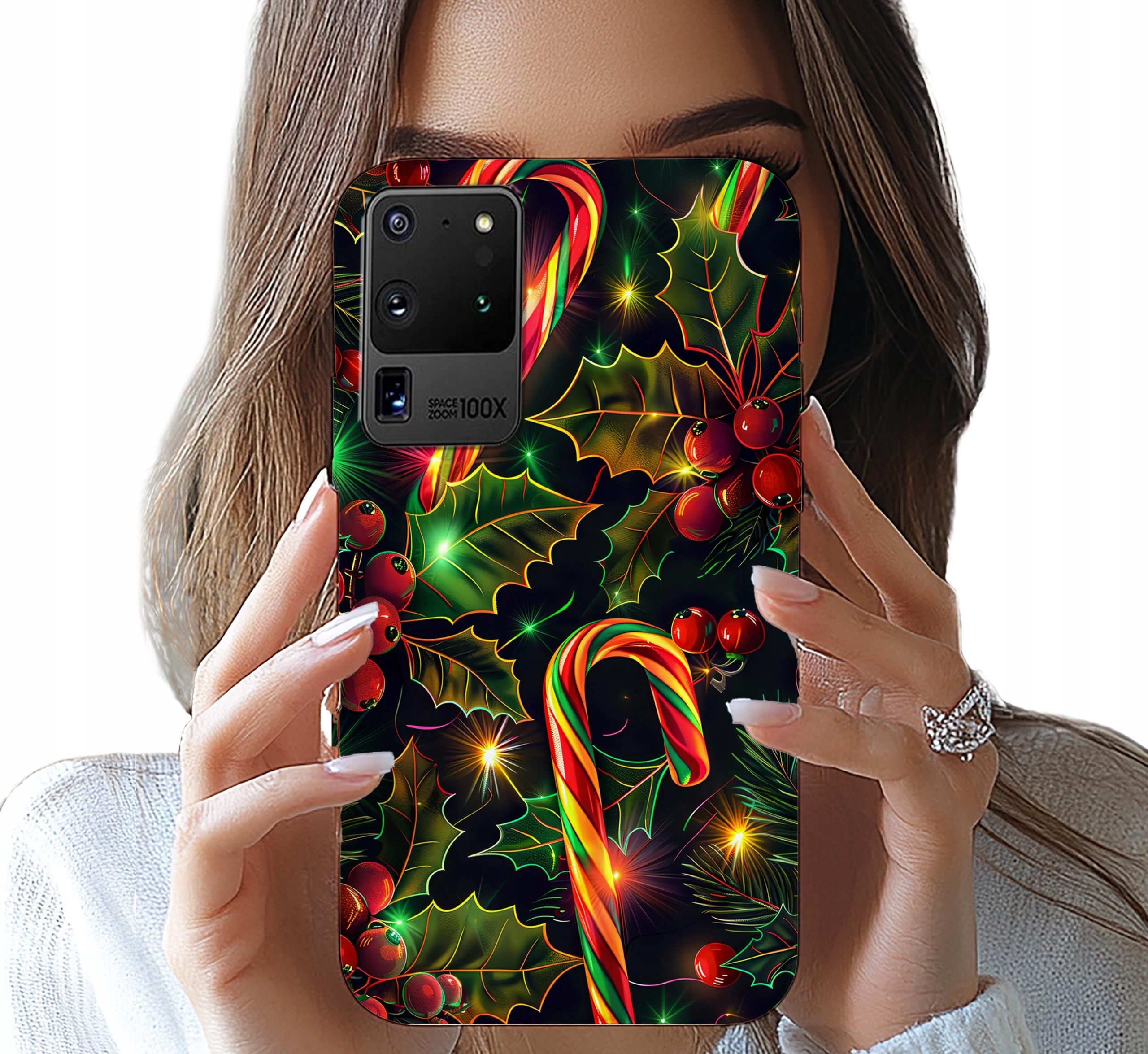 Etui Do Samsung Galaxy S20 Ultra Święta Laska Cukrowa Choinka Jemioła ...