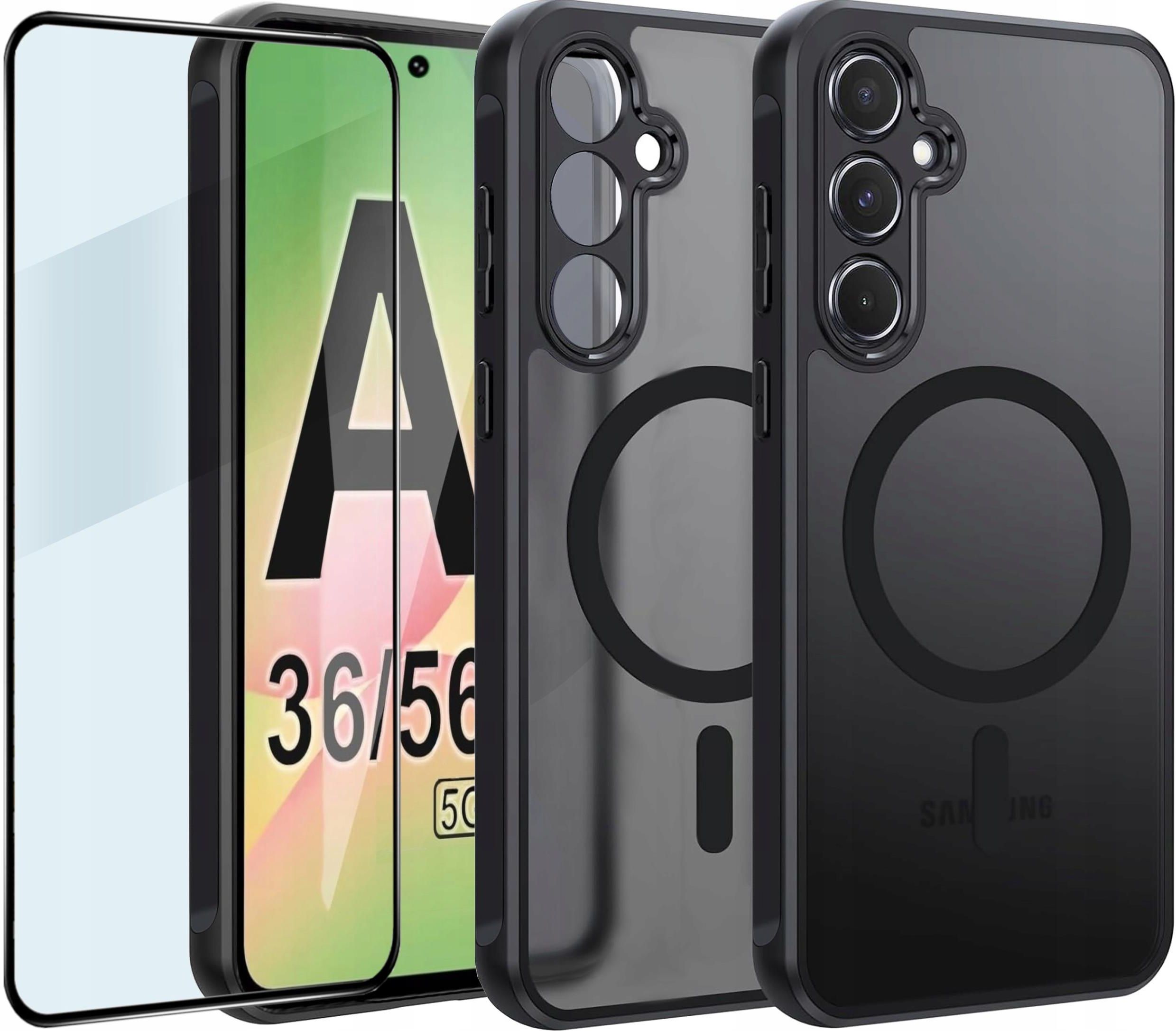 Krainagsm Etui Magsafe Matt Case Do Samsung Galaxy A56 5G Szkło ...