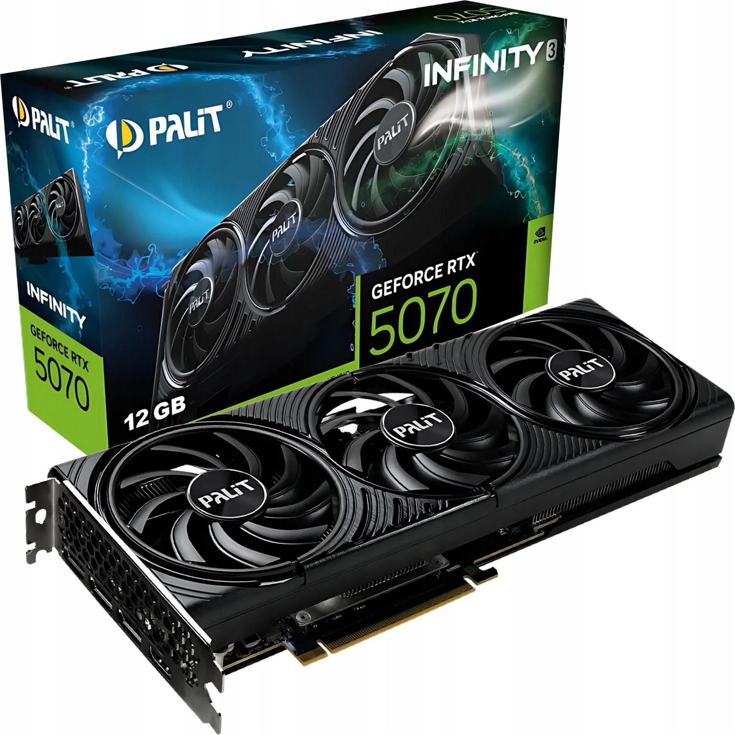 Palit Nvidia GeForce Rtx 5070 Infinity 3 12GB GDDR7 ...