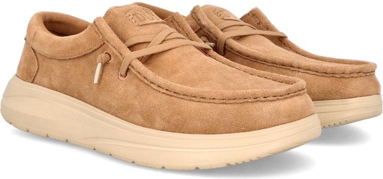 Lekkie mokasyny męskie - HEY DUDE WALLY COMF SUEDE 41975 CAMEL - Ceny i ...