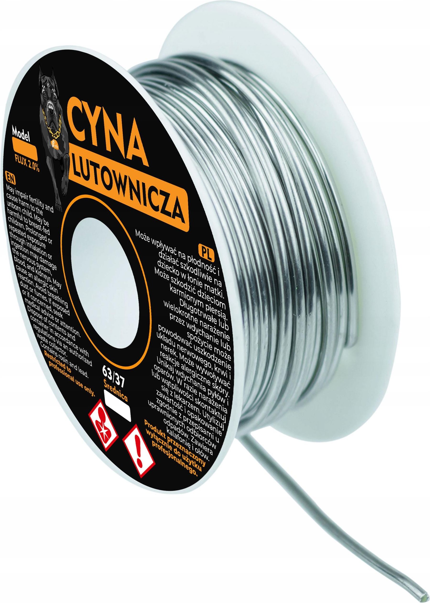 Cyna lutownicza Rosfix Sn63Pb37 1,5mm 50g 2% Flux w szpuli - Opinie i ...