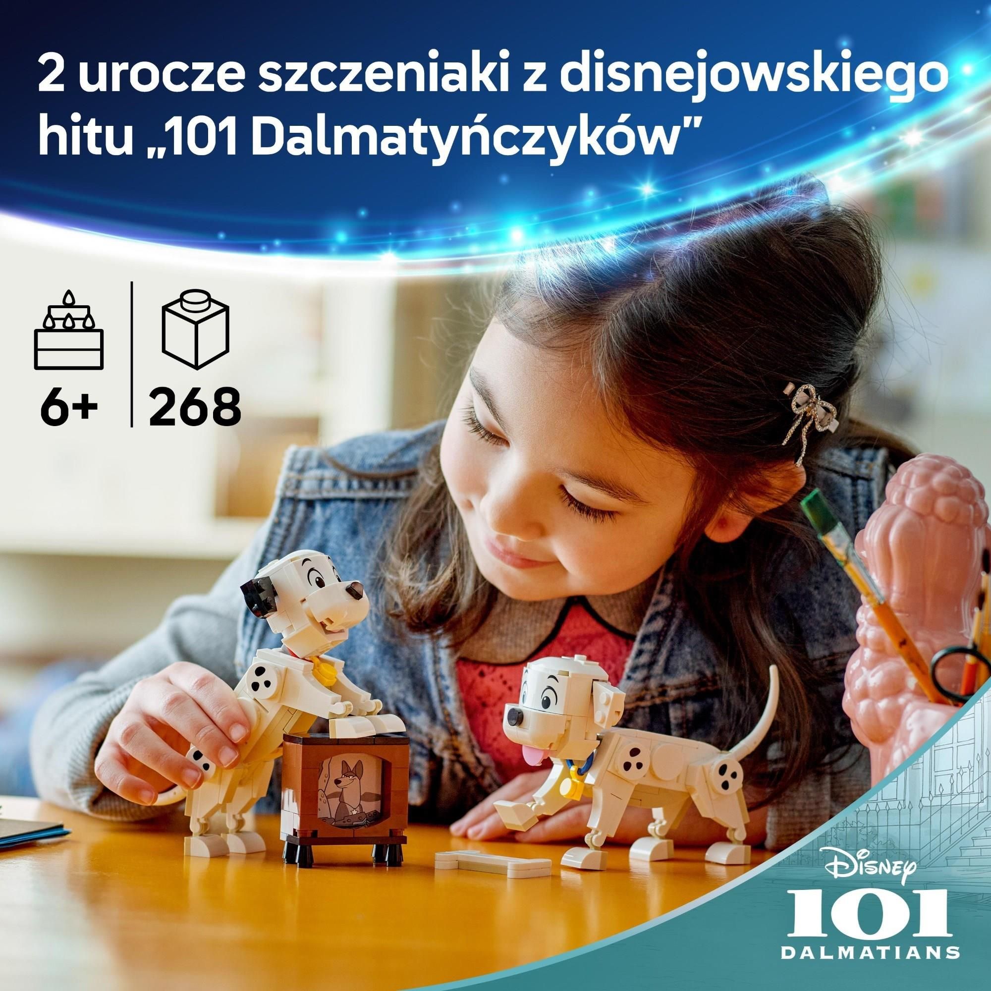 LEGO Classic Disney 43271 101 dalmatyńczyków — Szczeniaczki Szczęściarz ...