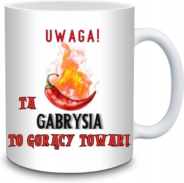 Brakweny Kubek Uwaga Ta Gabrysia To Gorący Towar 330ml - Opinie i ...