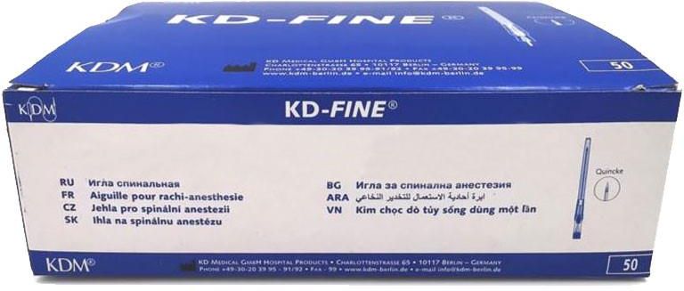 Kdm Igły Do Punkcji Lędźwiowej 75Mm X 0,7Mm 22G Kd-Fine Spinal 50szt. - ceny i opinie - Ceneo.pl