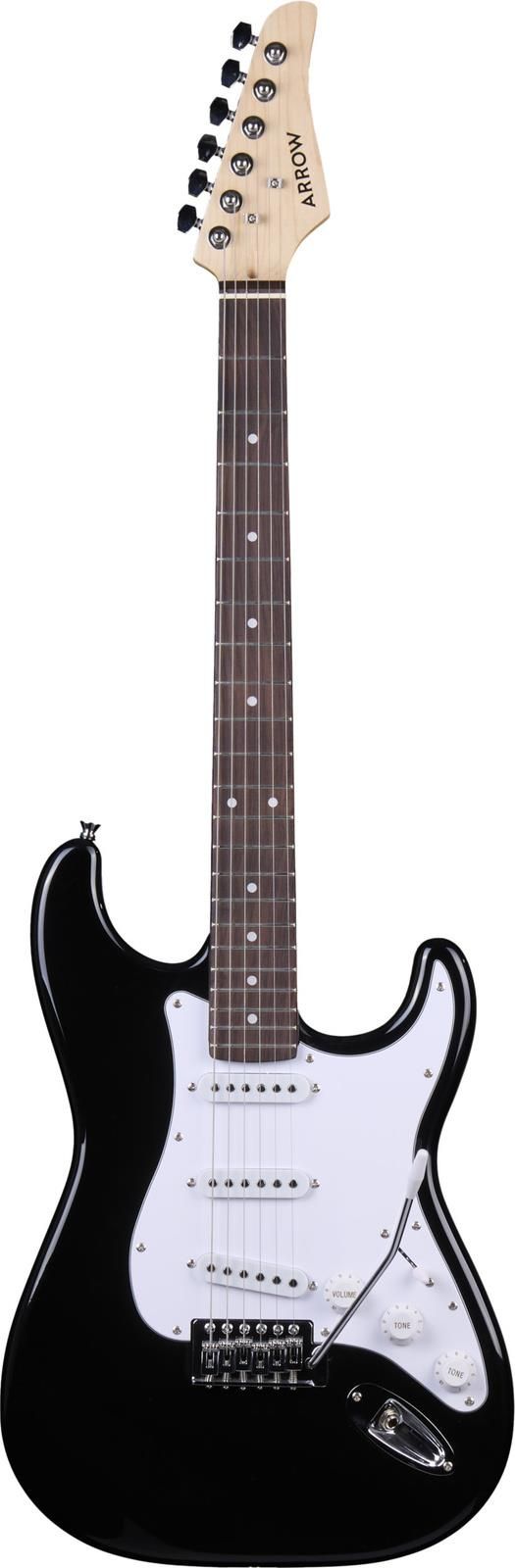 Arrow Tonecaster ST 111 Abyss Black Rosewood/White gitara elektryczna ...