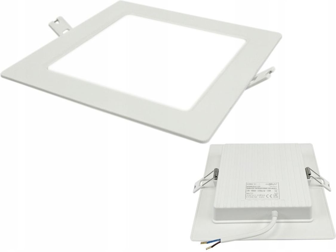 Led Plus Panel Led 17X17 12W 4000K Neutralny Sufitowy Podtynkowy Lampa ...