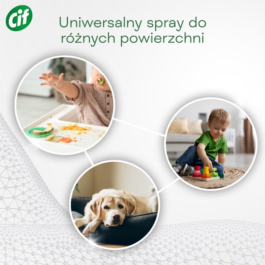 Cif Infinite Clean All in One Clean Lime & Lemongrass Spray Refill ...