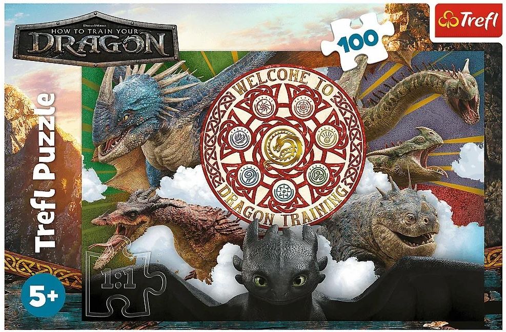 Trefl Puzzle 100el. Smoki w akcji 16524 - Ceny i opinie - Ceneo.pl