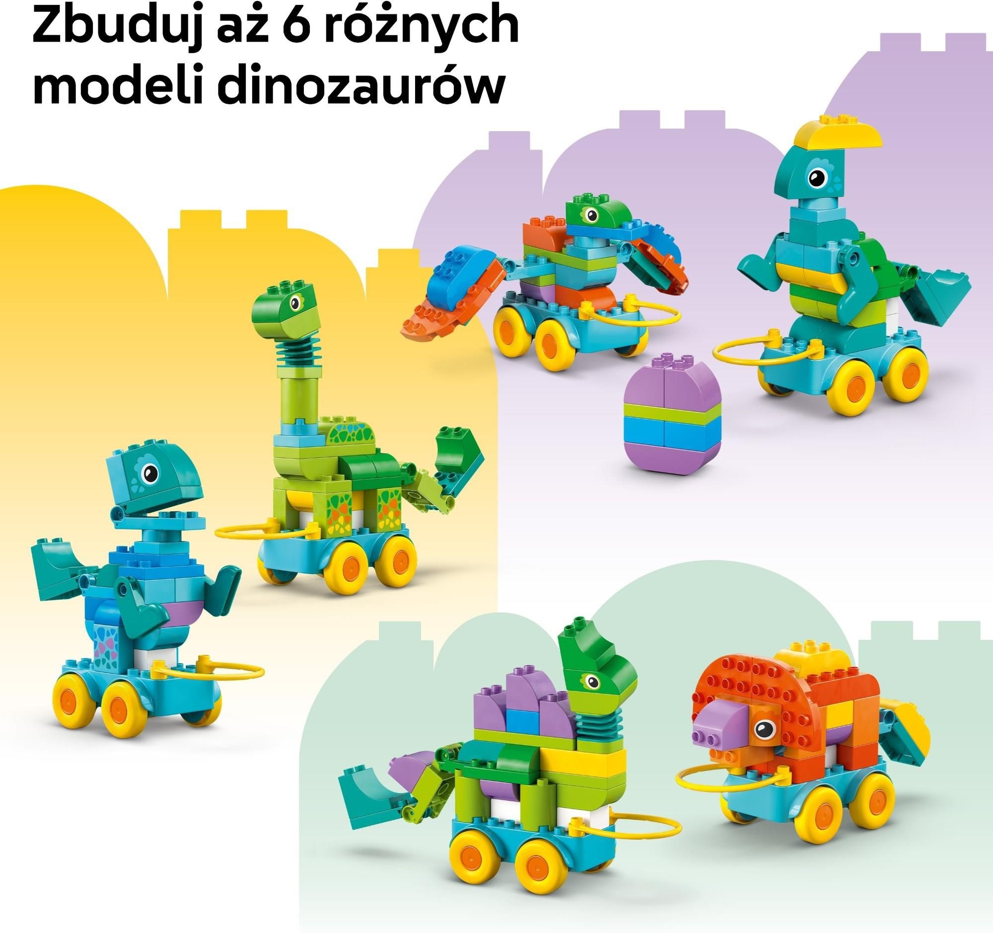 LEGO DUPLO 10451 3 w 1 Dinozaury na kółkach - Ceny i opinie - Ceneo.pl