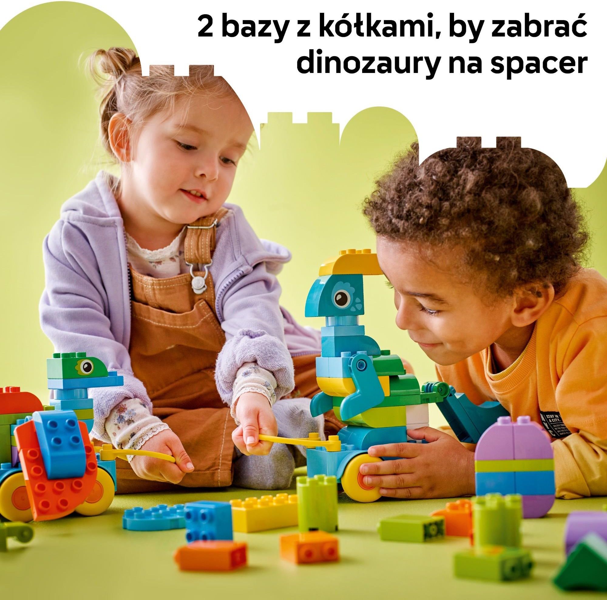 LEGO DUPLO 10451 3 w 1 Dinozaury na kółkach - Ceny i opinie - Ceneo.pl