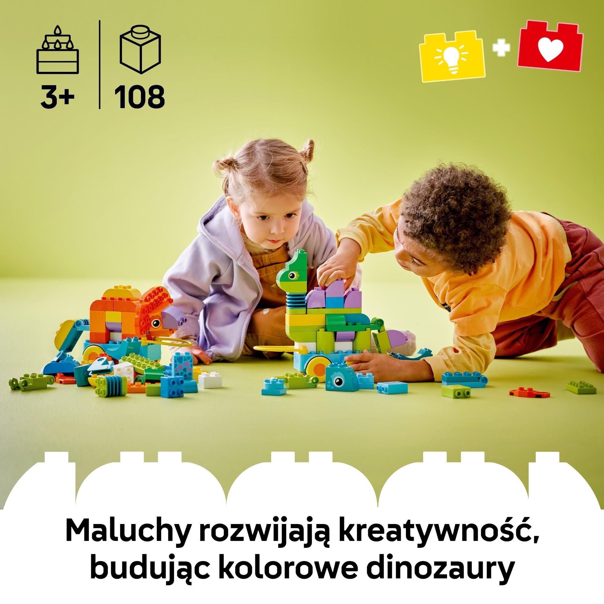 LEGO DUPLO 10451 3 w 1 Dinozaury na kółkach - Ceny i opinie - Ceneo.pl