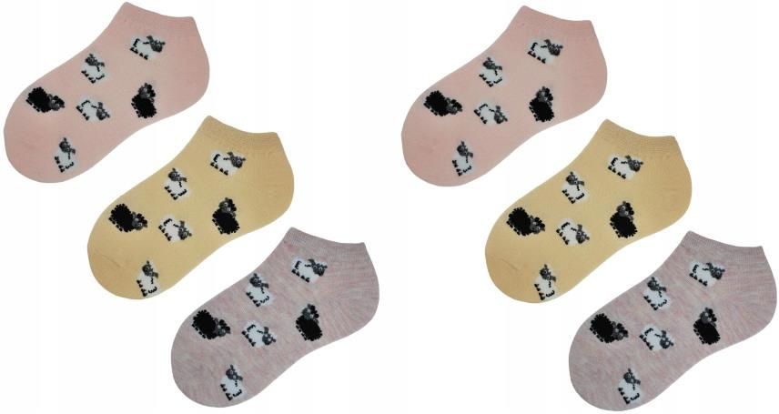 Stopki Bawełniane W Owieczki Skarpetki Krótkie Na Lato 6-PAK Noviti 31-34 - Ceny i opinie - Ceneo.pl