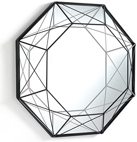 Tomasucci Wink Design lustro ścienne DIAMOND 80, metalowa rama matowa ...