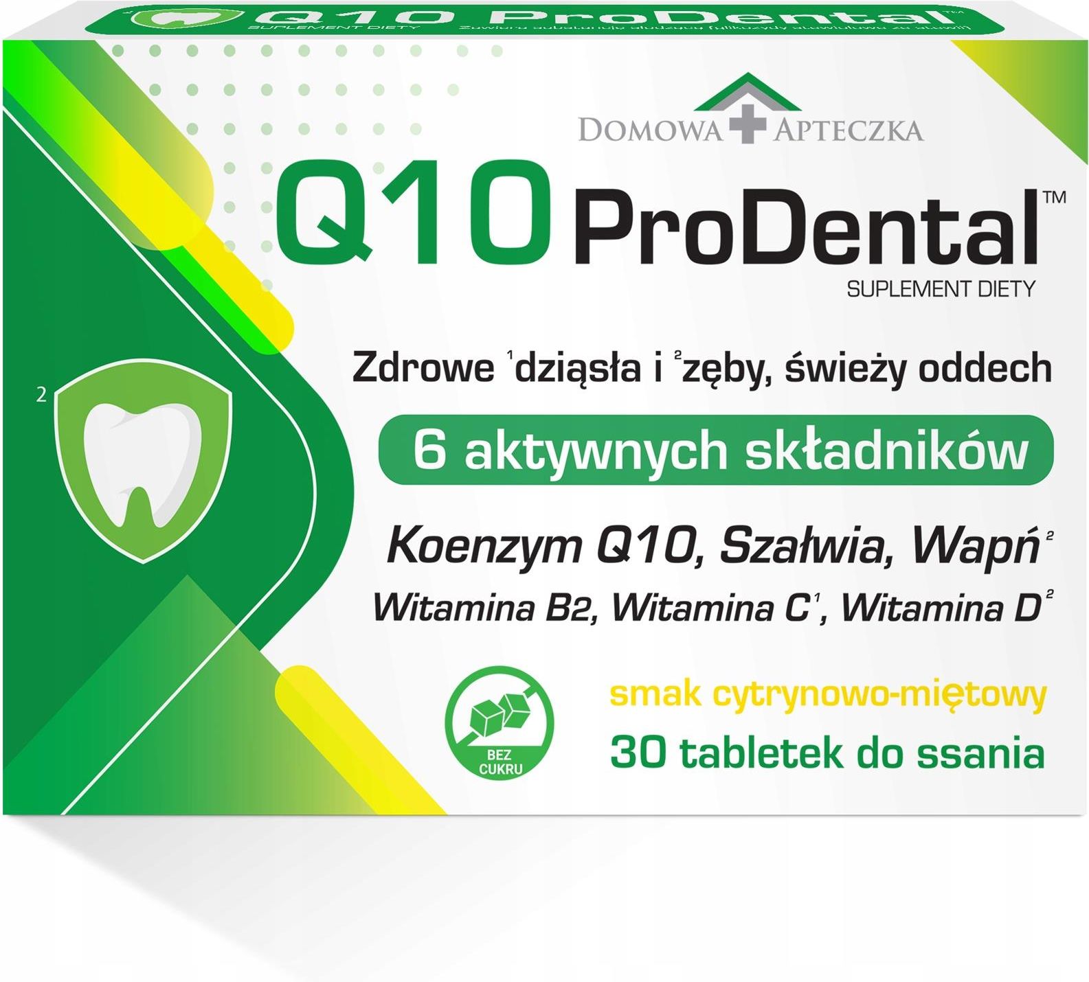 Domowa Apteczka Koenzym Q10 Zdrowe Dziąsła I Zęby 30tabl. - Opinie i ceny na Ceneo.pl