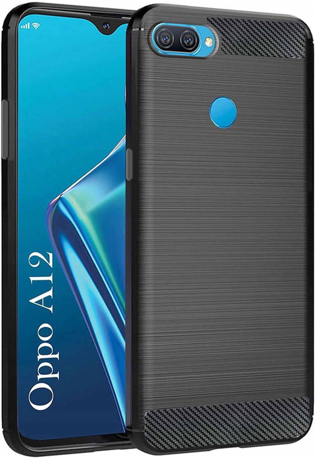 Ultimate Shield Etui Na Telefon Oppo A12 Case Carbon Pancerne Szkło ...