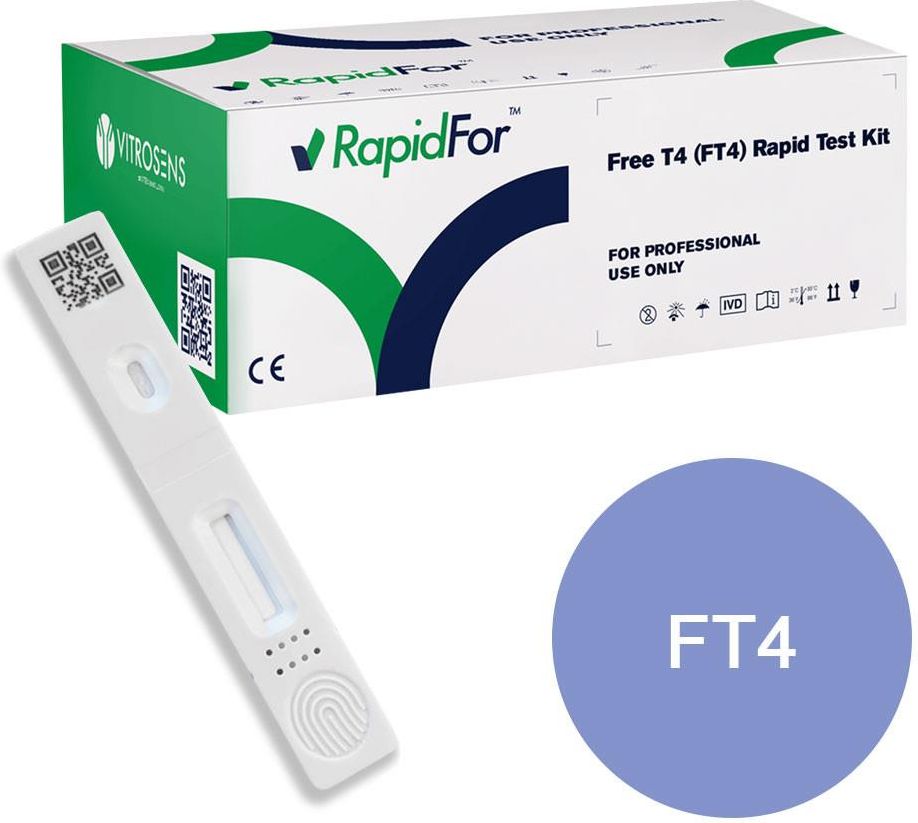 Vitrosens Test Ft4 - Wolna T4 - Do Analizatora Bisaf Zestaw 25szt ...