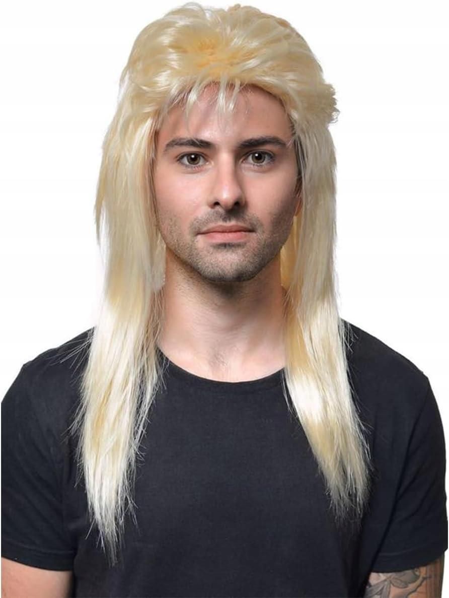 Peruka Męska Blond Lata 70.80 Disco Retro Punk Mullet B0CS2X5N61 - Ceny ...