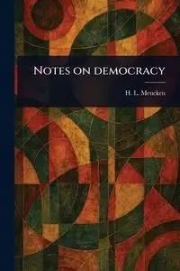 Notes on Democracy - Literatura obcojęzyczna - Ceny i opinie - Ceneo.pl